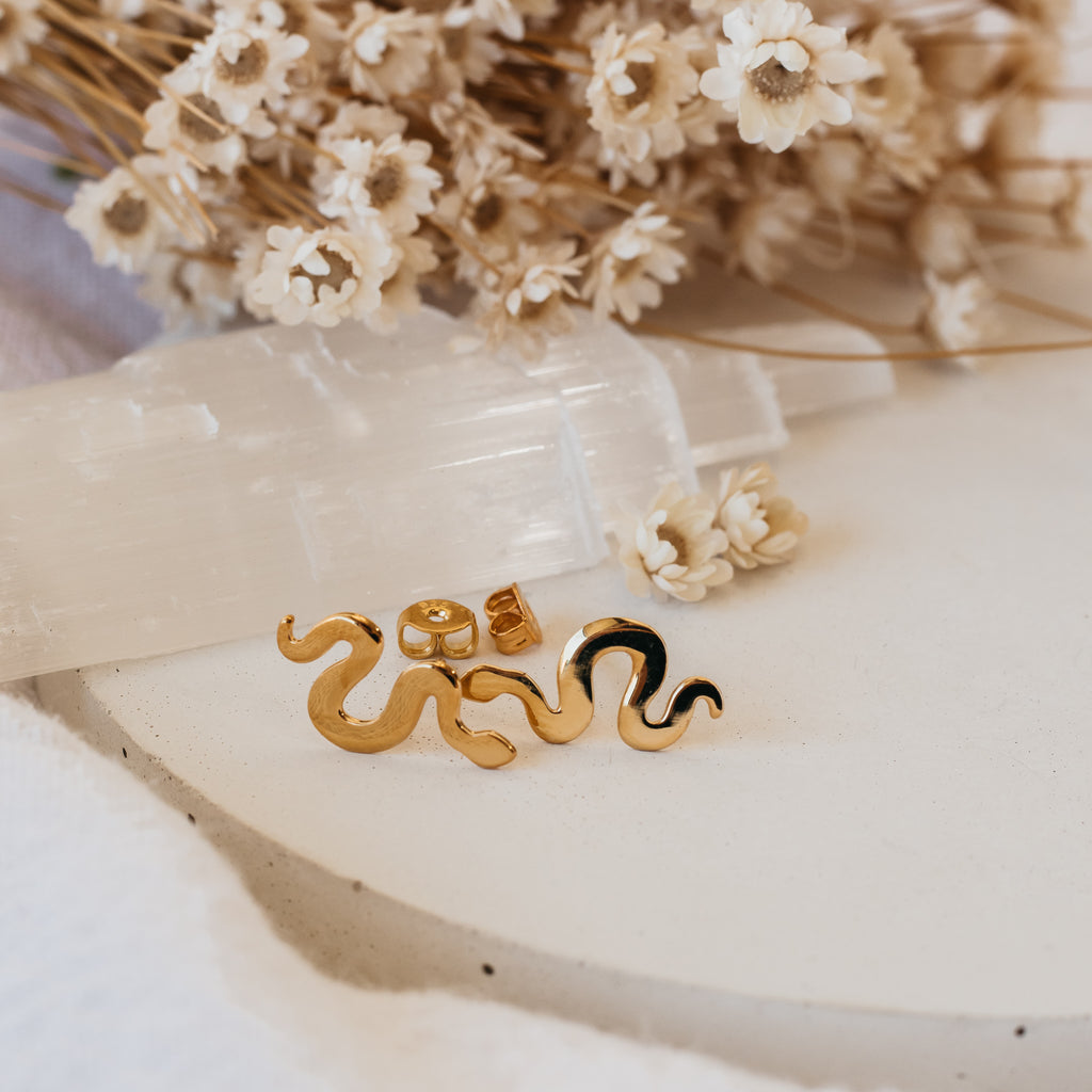 Snake Studs– Mermaid & Bear