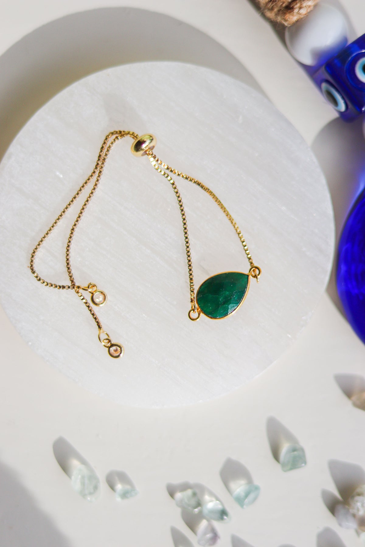 Crystal Arm Candy - Emerald– Mermaid & Bear